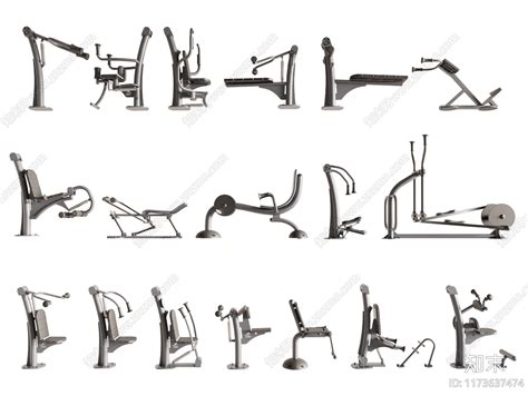 健身器材su模型下载【id1173637474】知末su模型网 健身器材su模型下载【id1173637474】知末su模型网