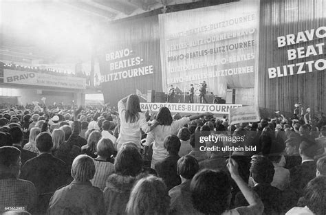 Gig Of The English Band The Beatles At Ernst Merck Hall In Hamburg
