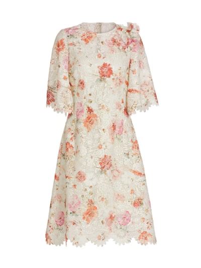 Teri Jon By Rickie Freeman Womens Floral Lace Cocktail Dress In Mist