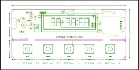 Josaudio Vfd Display Dsa Controller Cdpro2 Display Dsa For Cdpro2 Lf