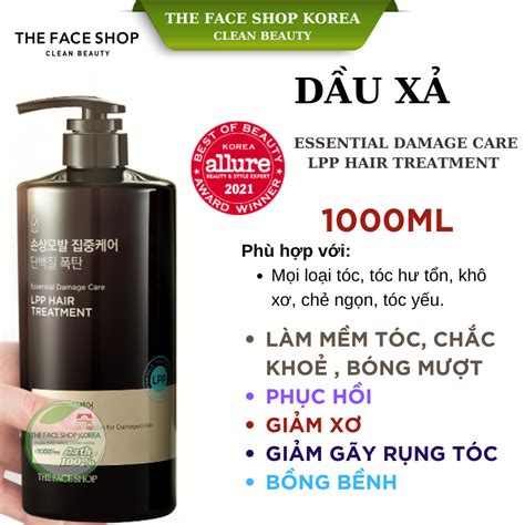 Dầu Xả The Face Shop Làm Mềm Tóc Essential Damage Care Lpp Hair Treatm