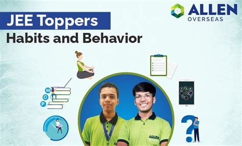 JEE Toppers Habits And Behavior Allen Overseas