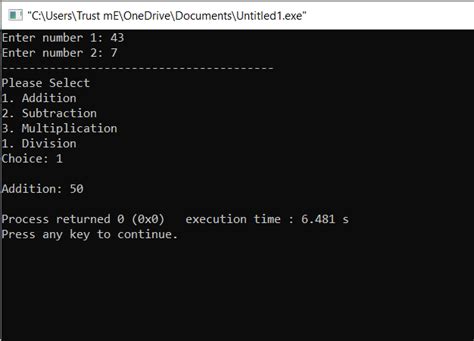 Solved Design And Implement A C Program That Reads In Two Integers