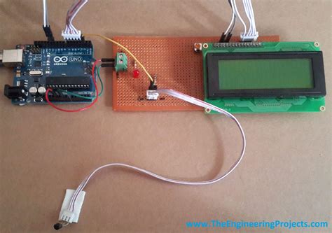 Temperature Sensor 18b20 With Arduino Arduino Electronics Projects