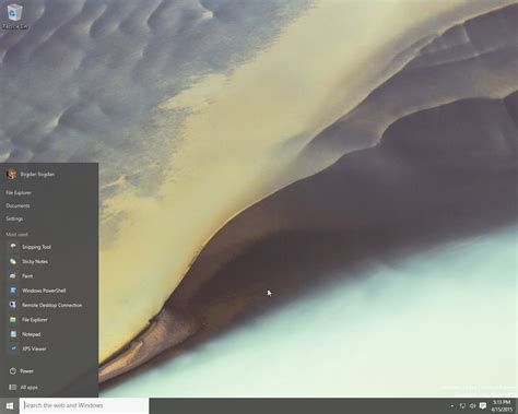 Windows S Dark Start Menu Can Really Look This Clean With A Few Clicks Softpedia