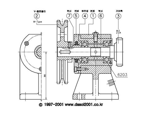 전산응용기계제도기능사 실기도면 해석 지식in