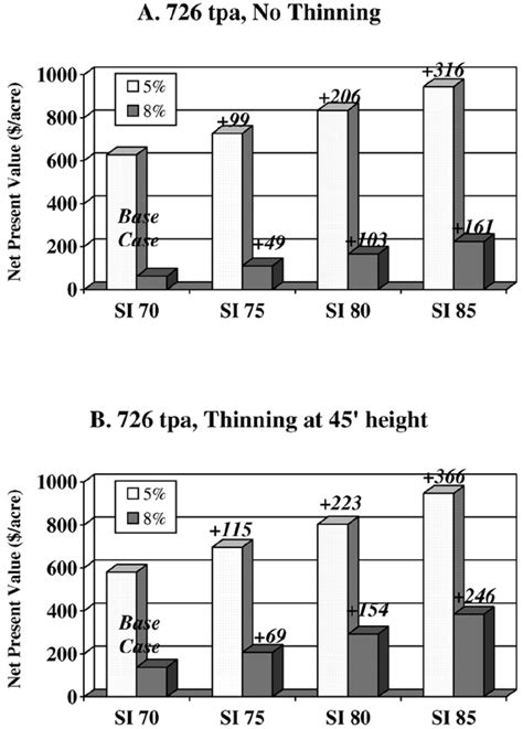 NPV At Optimal SEV For Productivity Increases From Different Levels Of Download Scientific