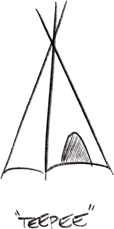 Download Teepee Drawing Clipartkey