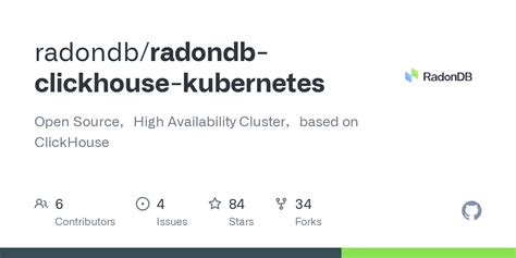 github radondb radondb clickhouse kubernetes open source，high