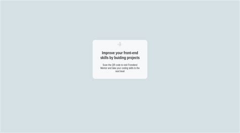 frontend mentor qr code component using html and css coding challenge