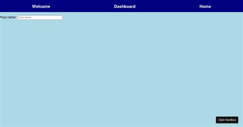 Navbar Codesandbox