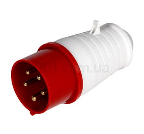 Силова вилка переносна e.plug.pro.5.32 (025) 3P+N+PE 32А 380В IP44 E ...
