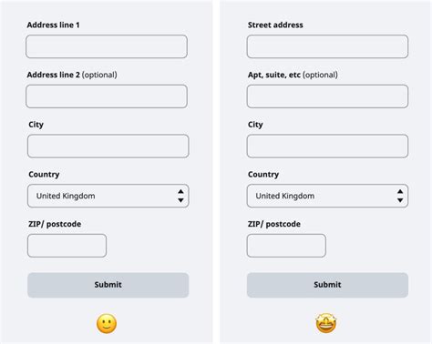 Best Practices For Address Form Design Form Design Ui Design Principles Ui Design Dashboard