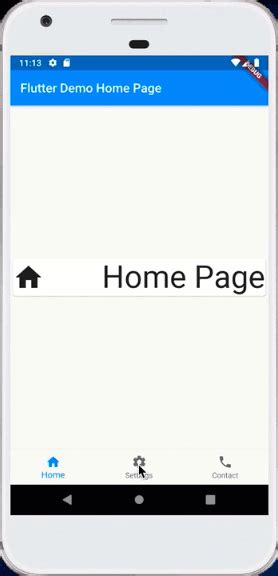 flutter — bottomnavigationbar example — navigate with style by