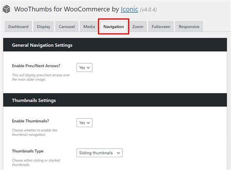 how to customize the product gallery thumbnails iconic