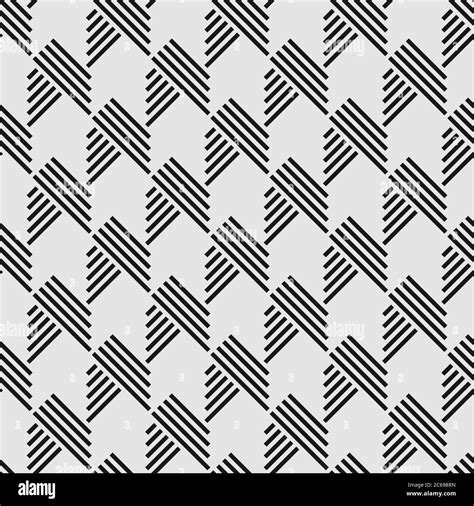 Seamless Abstract Striped Patterns With Elements Of Herringbone Stock Vector Image And Art Alamy