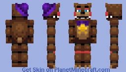 Rockstar Freddy Ffps Minecraft Skin