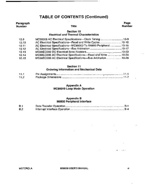 Mc68000 Datasheet 17 224 Pages Motorola Microprocessor User Manual