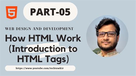 Part 05 Web Design And Development How Html Work Introduction To