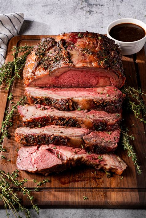 Herb Crusted Prime Rib With Au Jus Recipe Traeger®