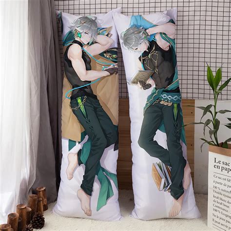 Genshin Impact Pillow Cover Alhaitham Anime Body Pillow Case