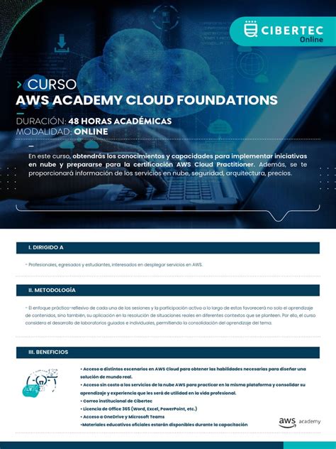 aws academy cloud foundation pdf servicios web de amazon