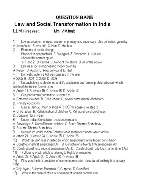 Question Bank Pdf