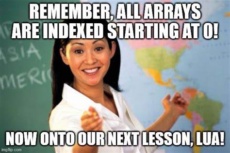 oh lua r programmerhumor