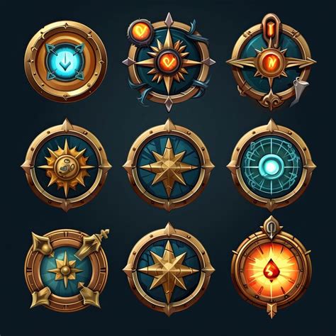 Premium Ai Image Navigation Compass Game Ai Generated Travel Map Adventure Symbol Discovery