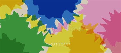 Colorful Abstract Background With Organic Shapes Stock Illustration Illustration Of Motion