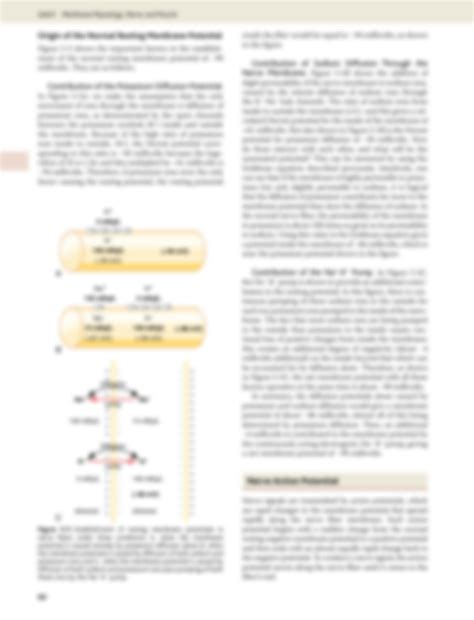 Solution Medical Physiology Membrane Potentials And Action Potentials