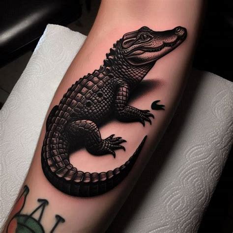 42 Powerful Alligator Tattoo Ideas To Entertain Your Morbid Curiosity