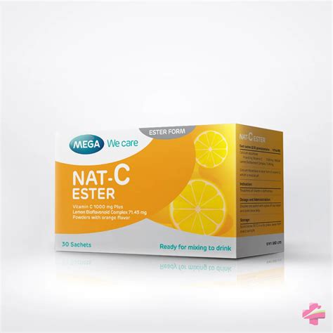 NAT-C ESTER VIT C 1000MG *30 SACHETS