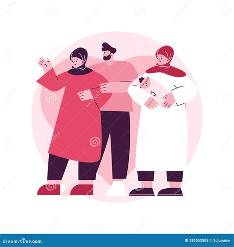 Polygamy Abstract Concept Vector Illustration Stock Vector Illustration Of Betrayal