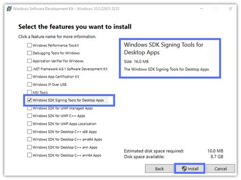 how to download and install windows signtool exe code signing store