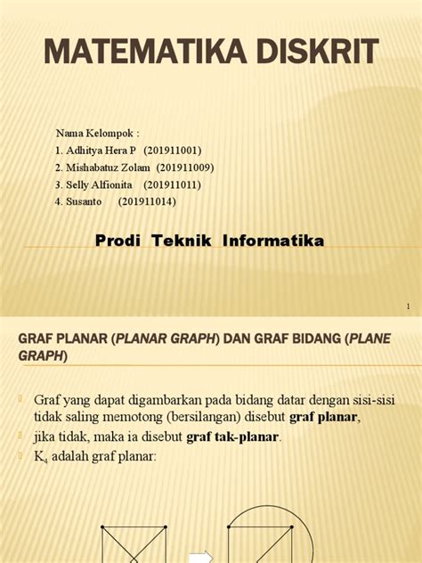 Graf Planar Dan Graf Bidang Pdf