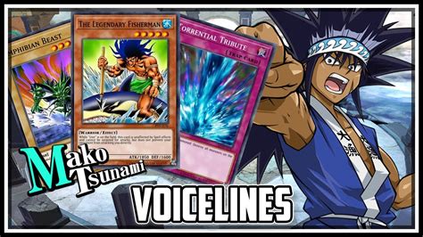 Mako Tsunami All Signature Cards Dialogues Summons Jp En [yu Gi Oh