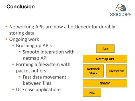 paste a networking api for non volatile main memory ppt download