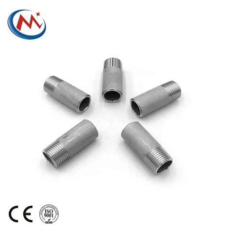 Plumbing Materials Pipe Nipple Ss 304 316 Thread Welding Nipple For Water Gas Oil Welding