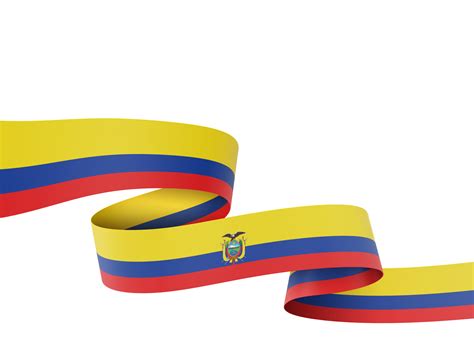 Diseño De Bandera De Ecuador Día De La Independencia Nacional Elemento