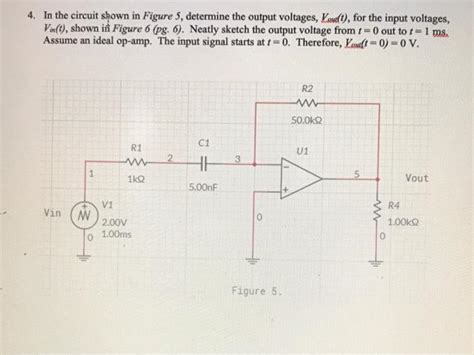 solved 4 in the circuit shown in figure 5 determine the