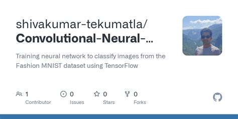 Github Shivakumar Tekumatlaconvolutional Neural Networks Tensorflow