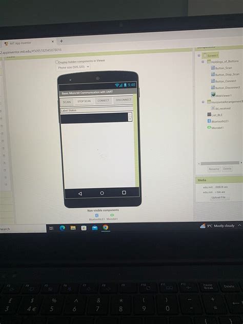 bbc microbit all inventor and phone pin mit app inventor help mit