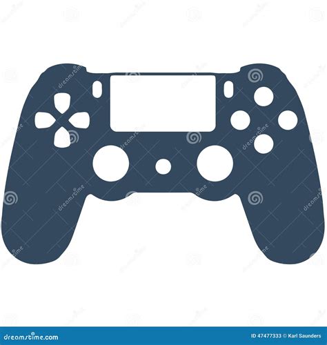 Ps4 Game Controller Stock Illustration Illustration Of Gaming 47477333