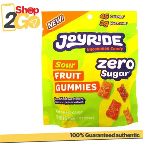Joyride Zero Sugar Sour Fruit Gummies 153g | Lazada PH