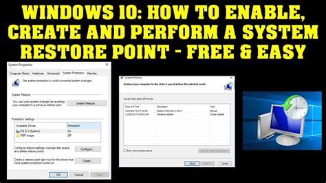 How To Enable System Restore Point In Windows 10 Tech