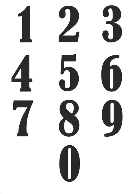 Трафареты цифр для часов для вырезания из бумаги 47 фото