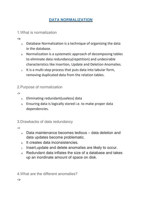 SOLUTION Data Analysis And Normalization Type DBMS Visualization With Excel Studypool