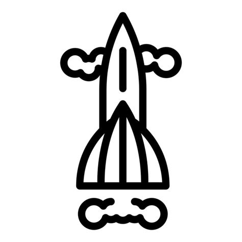 Premium Vector Space Rocket Icon Outline Space Rocket Vector Icon For Web Design Isolated On