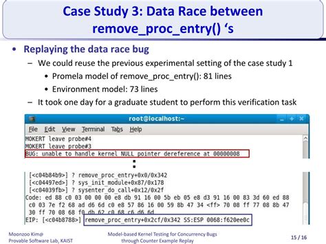 Ppt Model Based Kernel Testing For Concurrency Bugs Through Counter